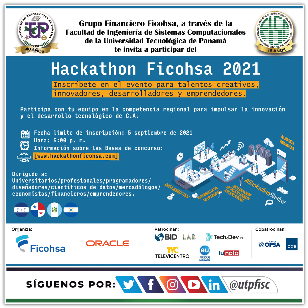 Hackathon Ficohsa 2021 | Facultad de Ingeniería de Sistemas Computacionales