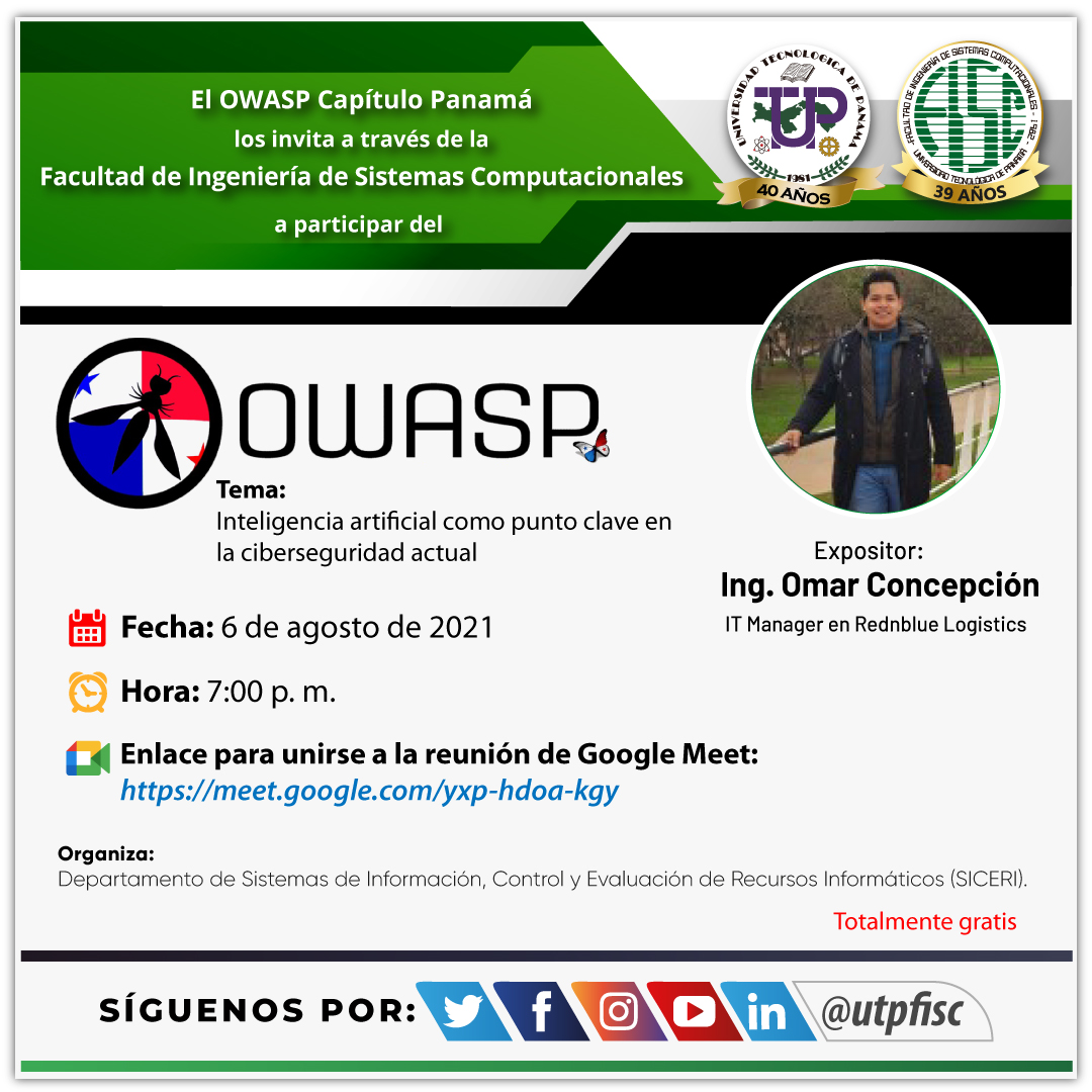 OWASP Capítulo Panamá | Facultad de Ingeniería de Sistemas Computacionales
