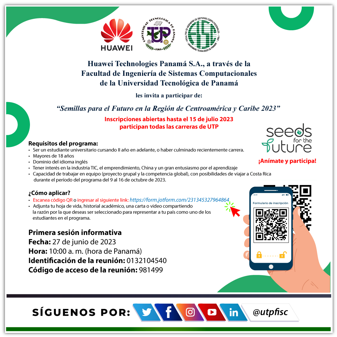 Semillas para el Futuro en la Región de Centroamérica y Caribe 2023 | Facultad de Ingeniería de ...