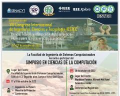 Simposio en Ciencias de la Computación (IESTEC 2022) | Facultad de Ingeniería de Sistemas ...