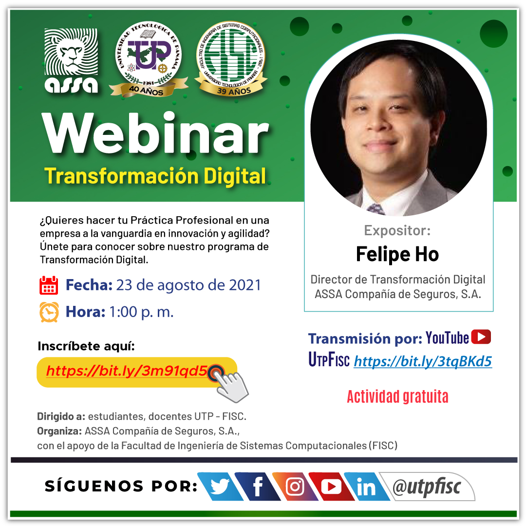 Webinar sobre Transformación Digital | Facultad de Ingeniería de ...